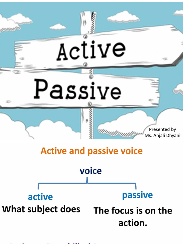 Active Passive Voice | PDF