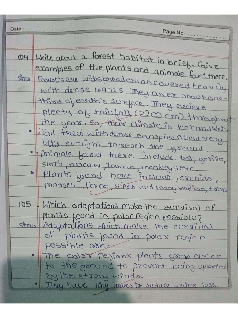 Science Chapter 9 Living Organisms and Their Surroundings (G) Long Type ...