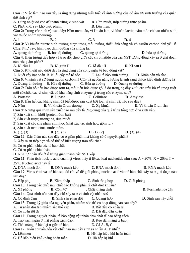 ĐỀ CƯƠNG CK2 -S10 | PDF