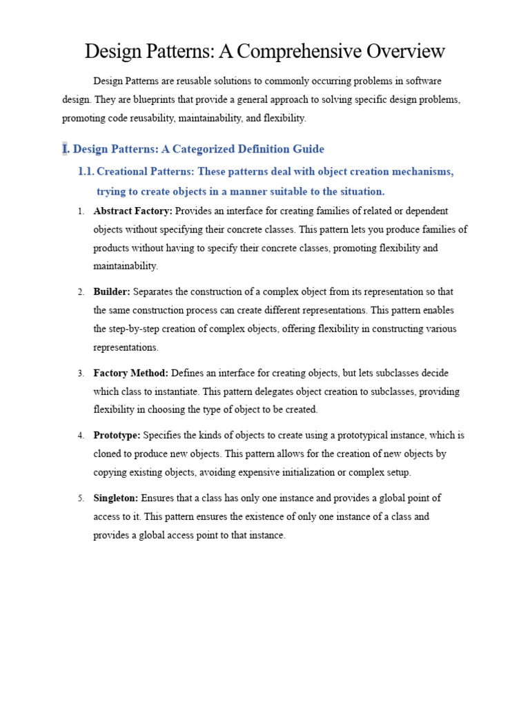 SWD392 - Design Patterns - ManhNC5 | PDF | Class (Computer Programming) | Method (Computer ...