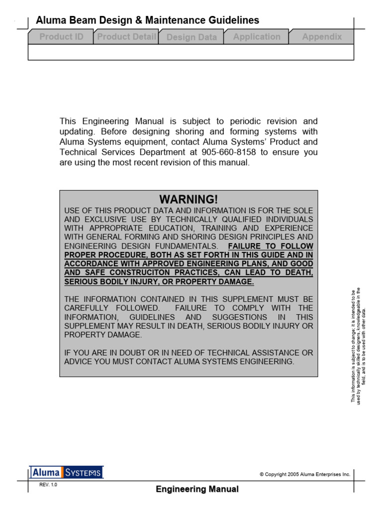 Aluma Beam | PDF | Beam (Structure) | Strength Of Materials