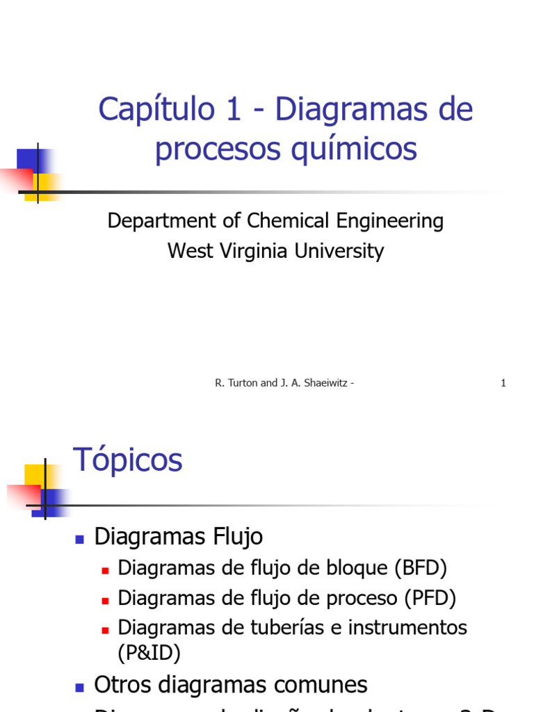 Diagramas de Procesos Químicos en Ingeniería | PDF | Ingeniería Química ...