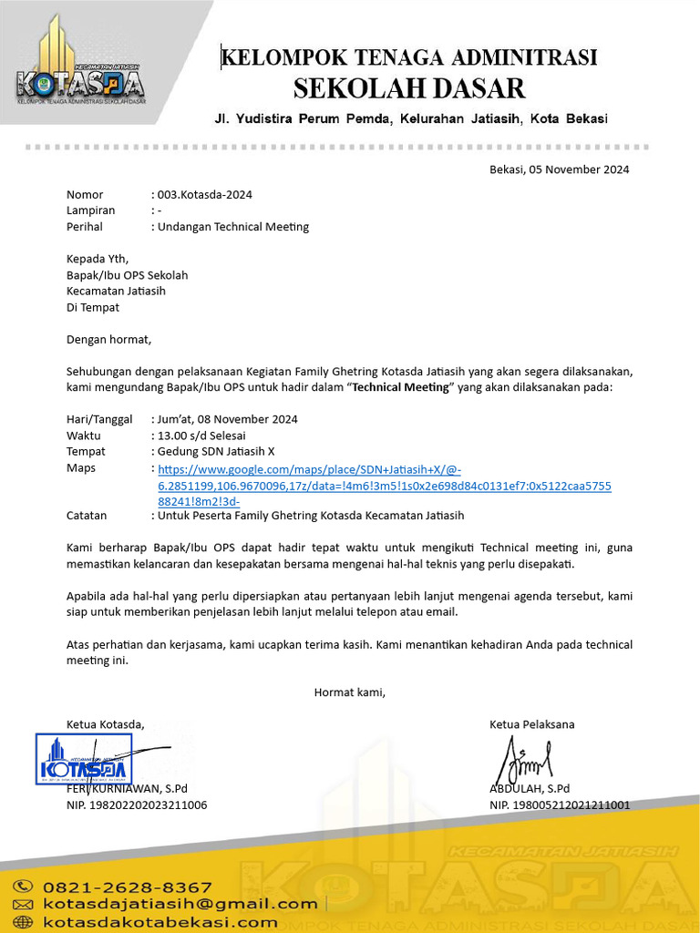 Technical Meeting OPS | PDF