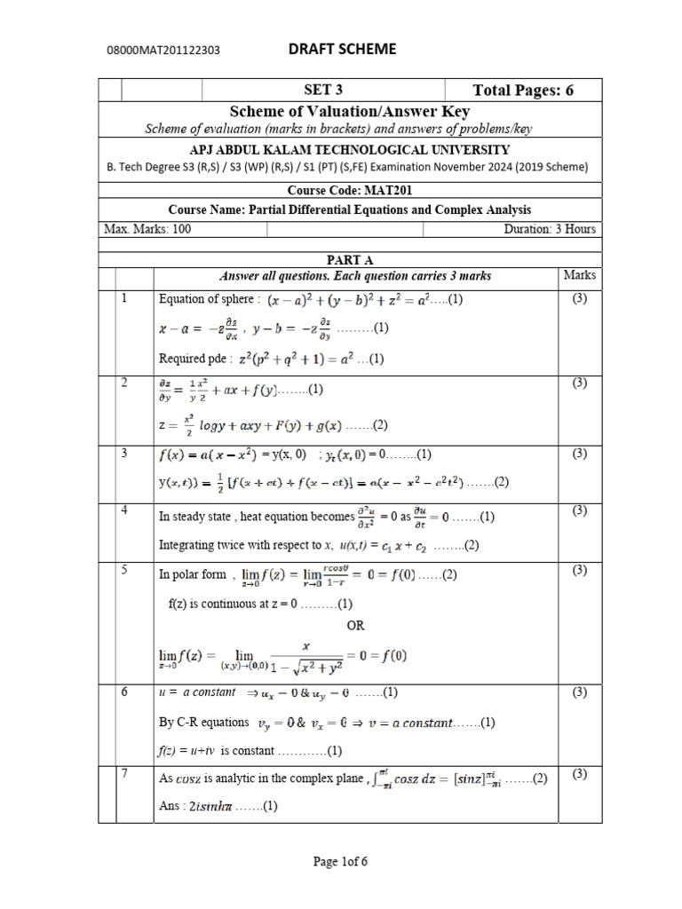 Draft Scheme-Mat201 | PDF | Mathematical Analysis | Mathematical Objects