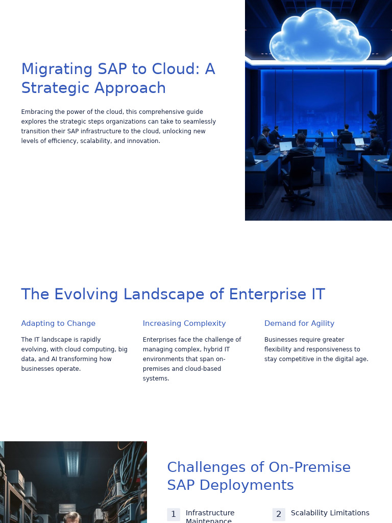 Migrating SAP To Cloud | PDF | Cloud Computing | Analytics