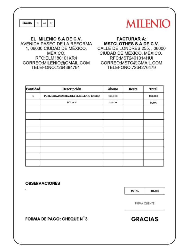Factura P9 | PDF