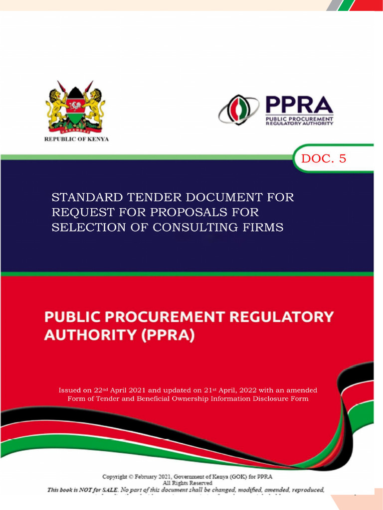 STD For Request For Proposal | PDF | Request For Proposal | Consultant