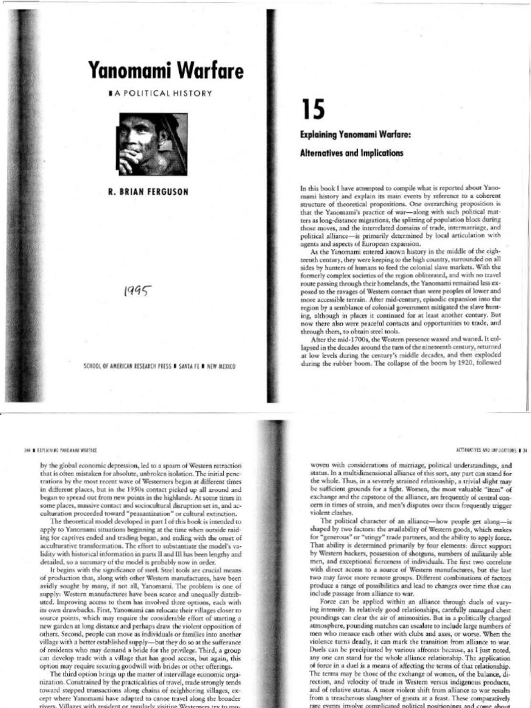 Understanding Yanomami Warfare Dynamics | PDF | Indigenous Peoples