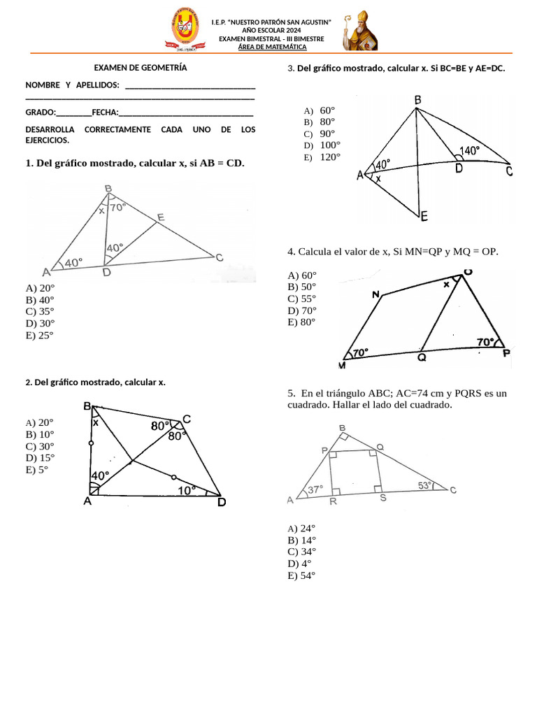 Geometria 3 Bimestre | PDF