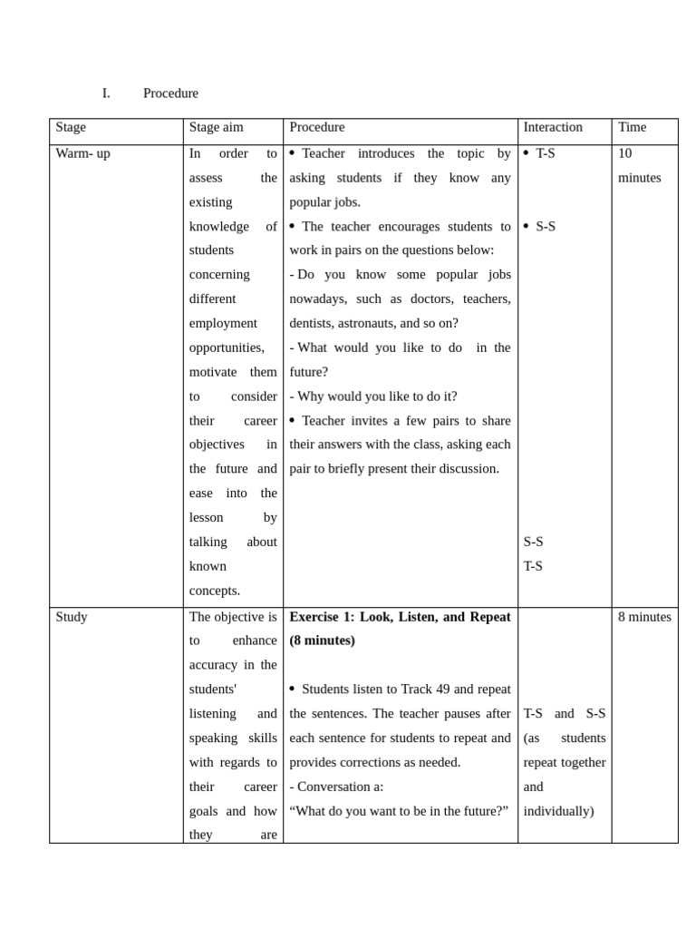 Lesson Plan | PDF | Teachers | Lesson Plan