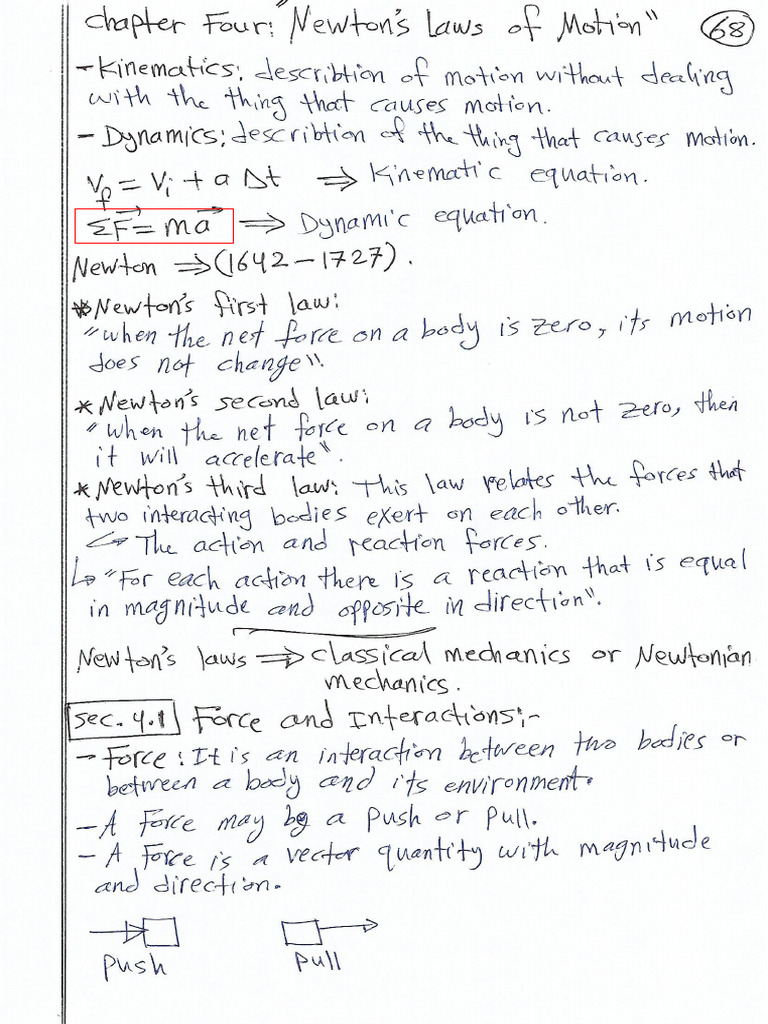 009 Phy 101 Chapter 4 Set 1 | PDF