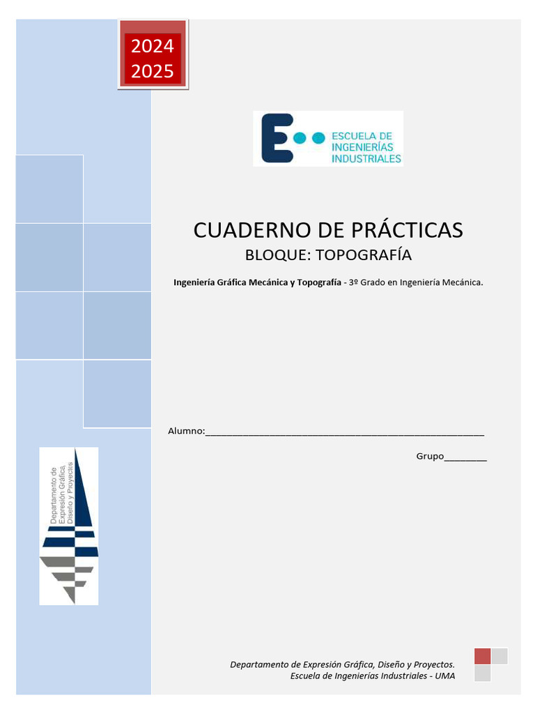Topografia Igmt Eii 2024 - 25 - Grado Mecanica | PDF | Azimut | Tecnología geográfica