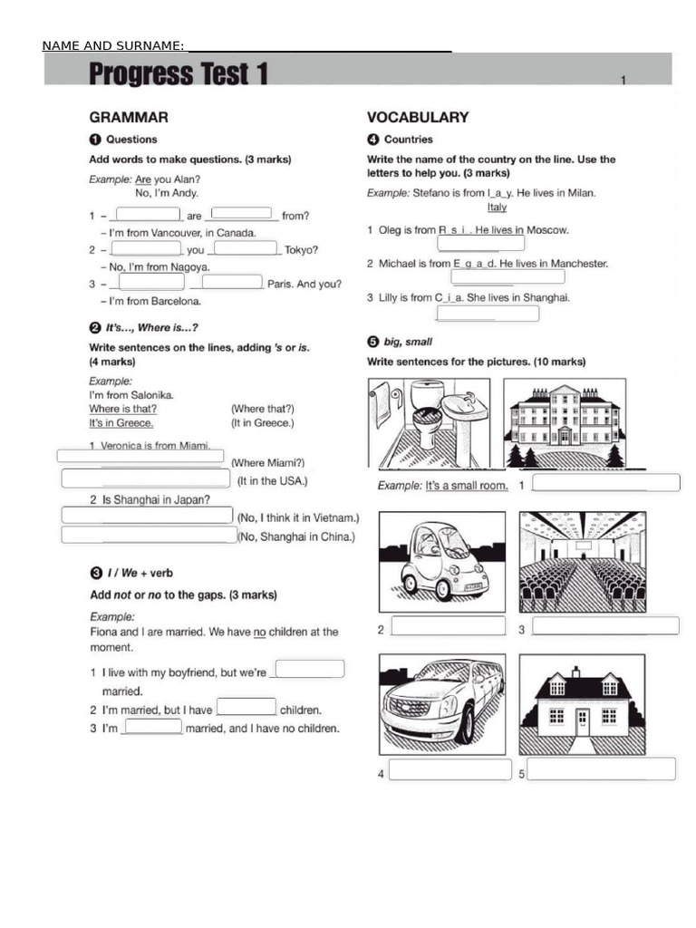 A1 Exam | PDF