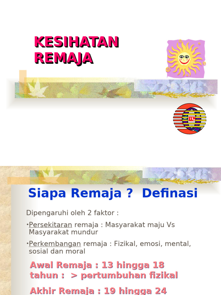 Kesihatan Remaja dan Perkembangannya | PDF