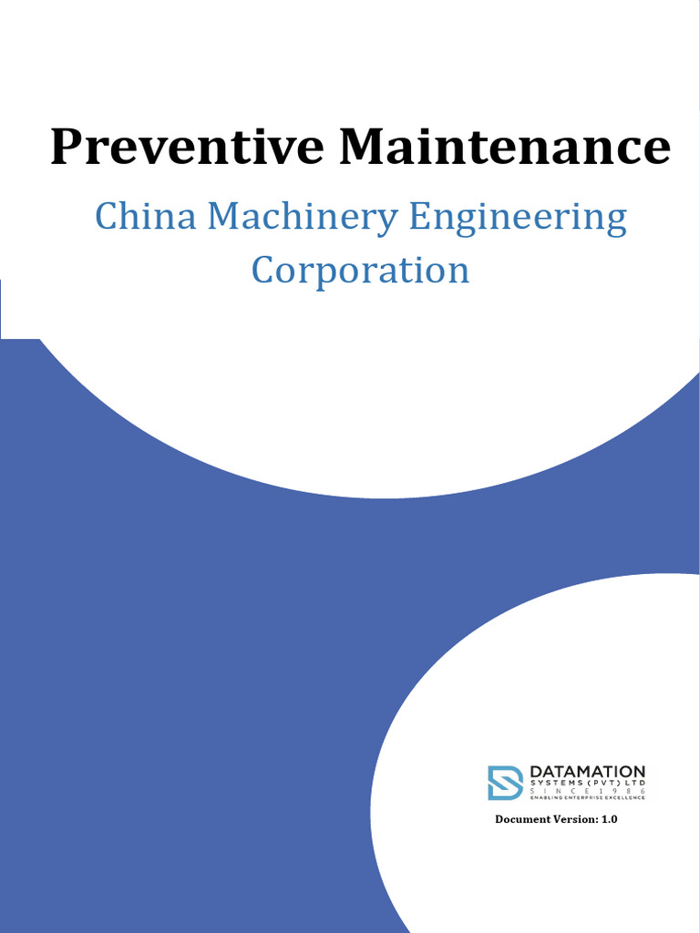 Preventive Maintenance | PDF | Data | Computer File