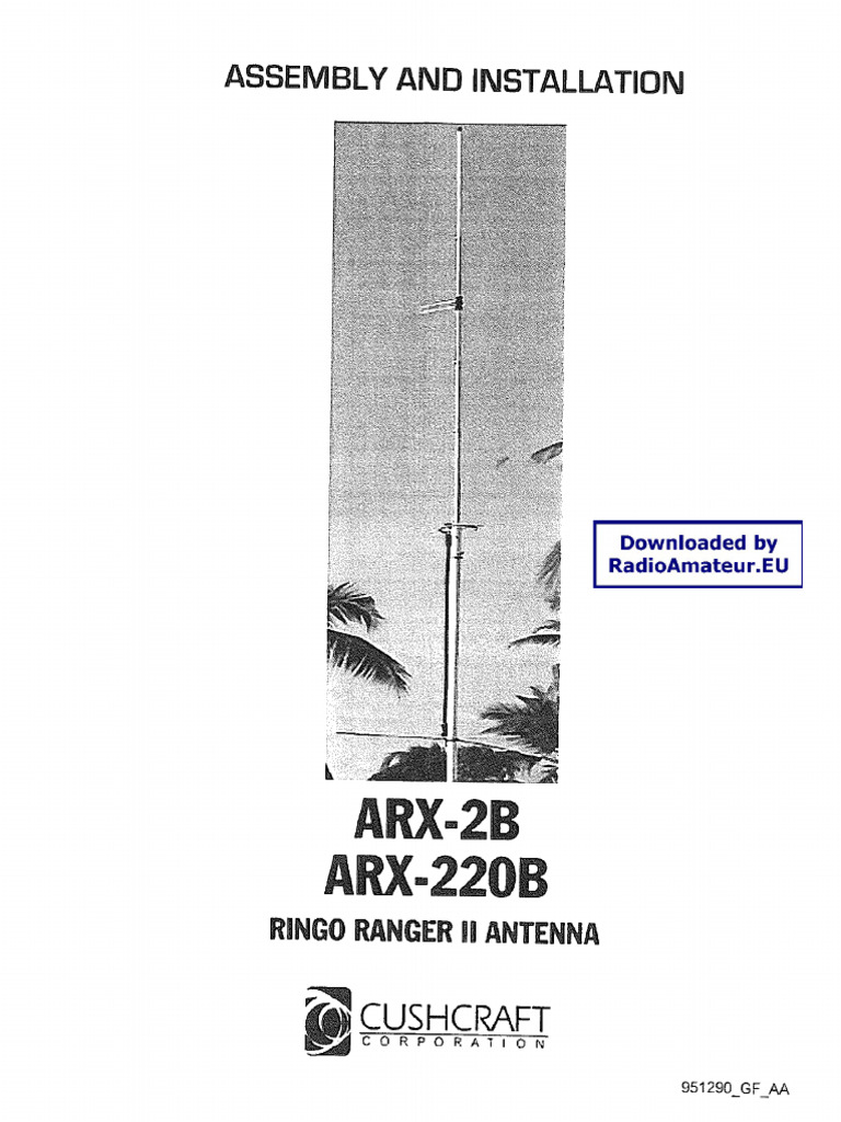 Cushcraft ARX-2B ARX-220B User | PDF