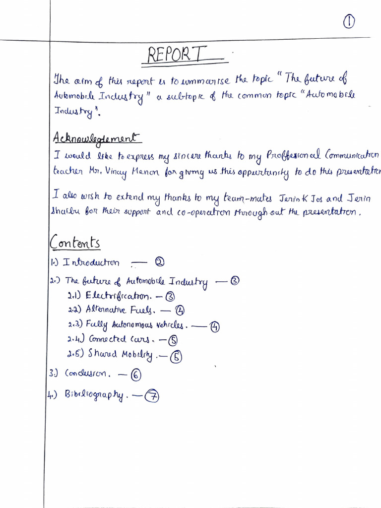 Report Presentation - Jerrin Jos | PDF