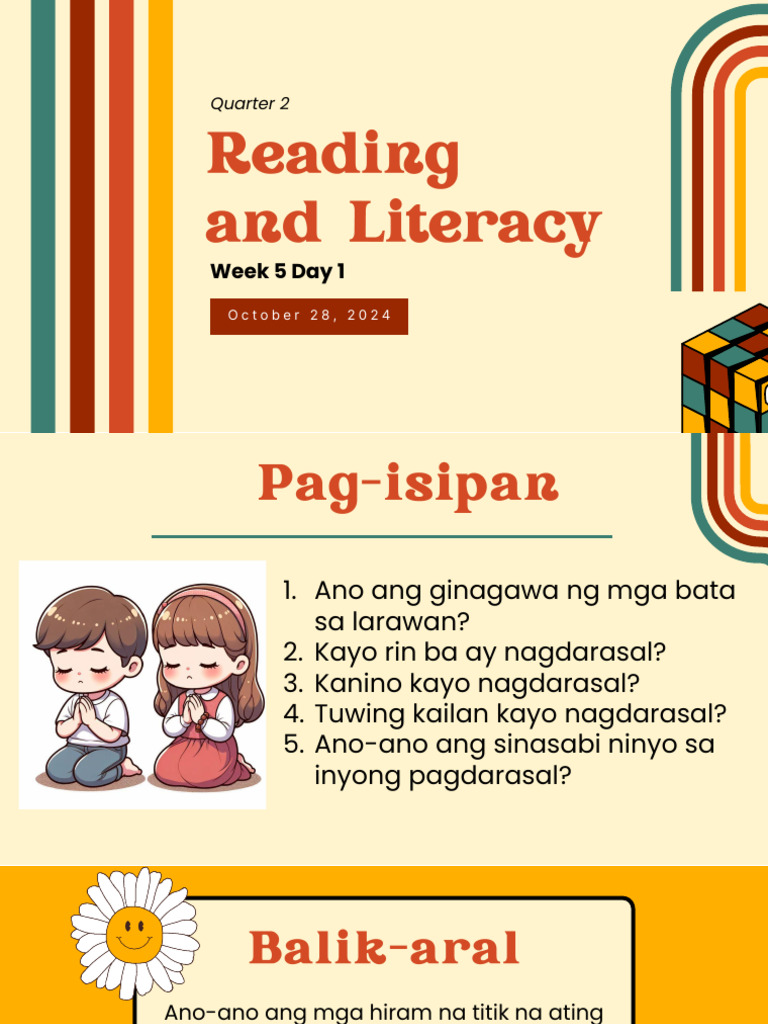 Q2 Week 5 PPT in Reading and Literacy October 28-31, 2024 | PDF