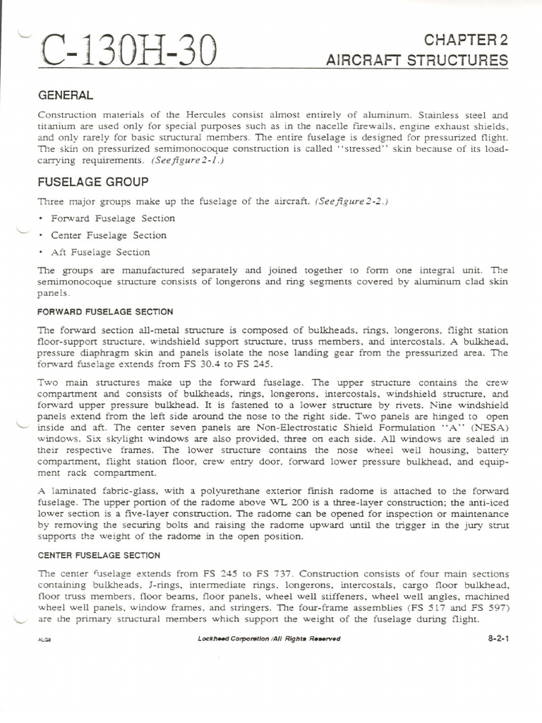 Chap 2 Aircraft Structures | PDF