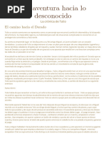 Personajes de El Camino Hacia El Dorado | PDF