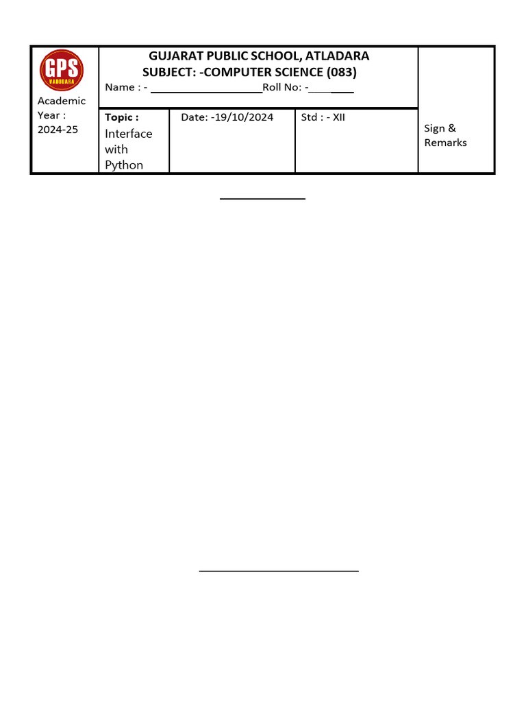 Xii CS Worksheet | PDF | Databases | Computer Data