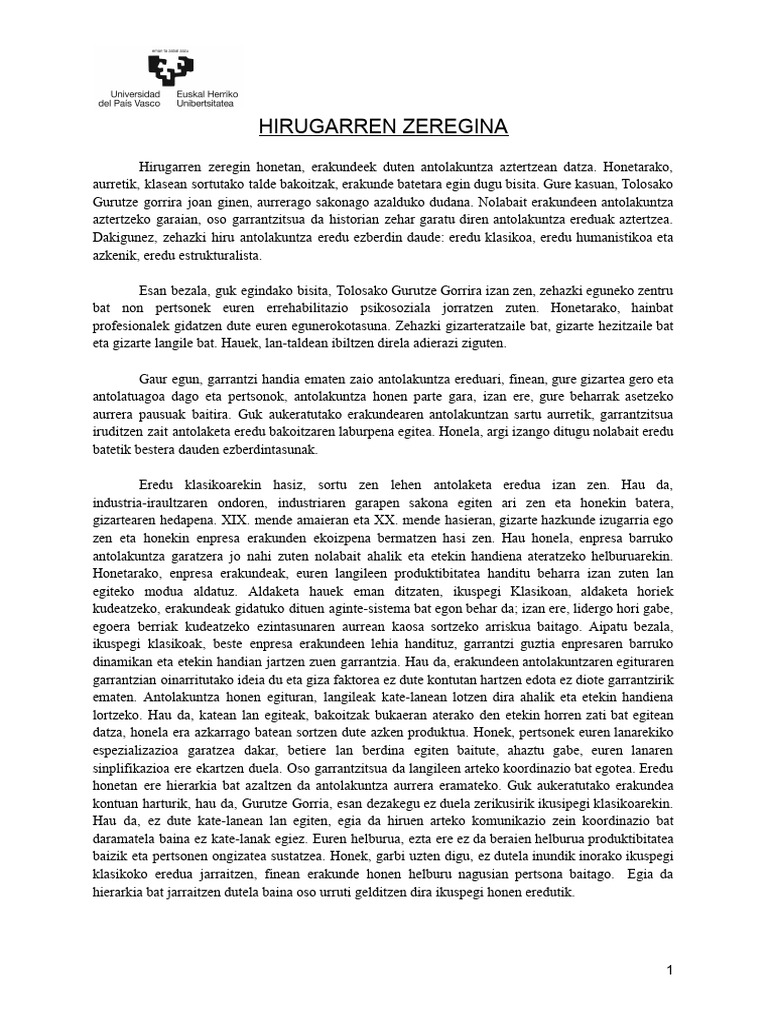 Hirugarren Zeregina | PDF