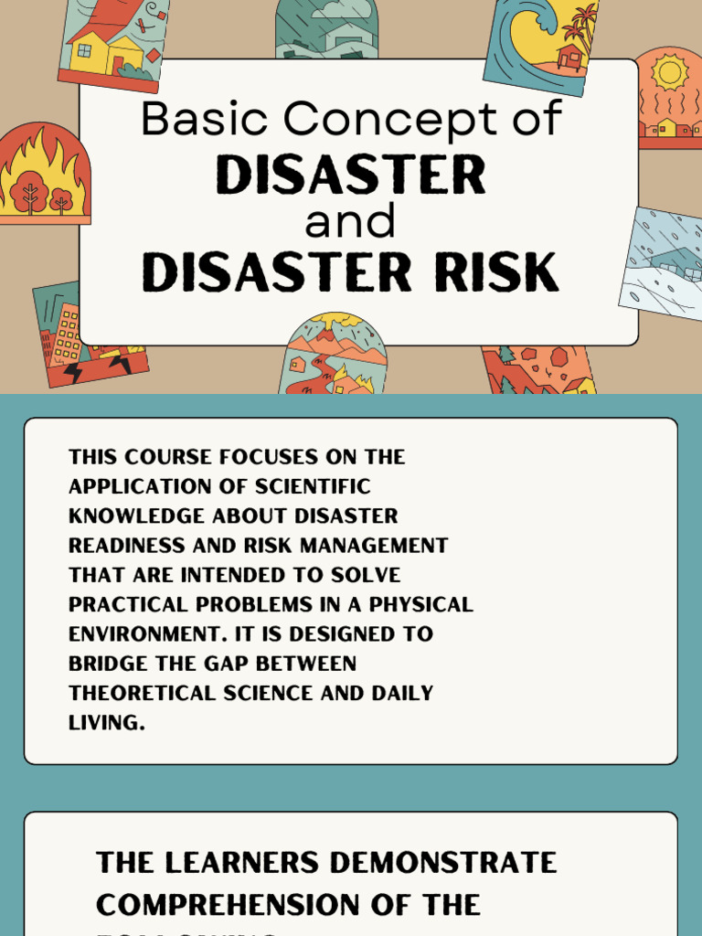 Unit I - Basic Concept of Disaster and Disaster Risk | PDF | Natural ...