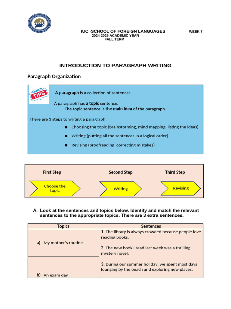 Week 7 Paragraph Organization | PDF | Renewable Energy | Energy Development