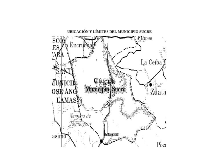Mapa Municipio Sucre | PDF