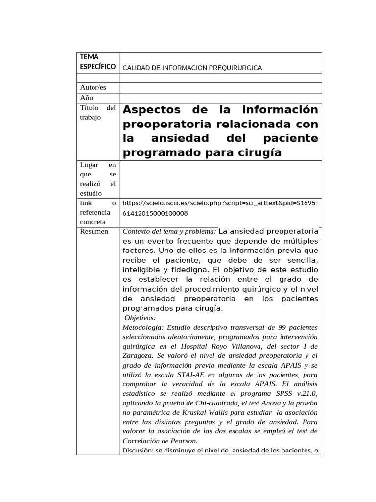 TP Final Carrazana | PDF | Hospital | Cirugía