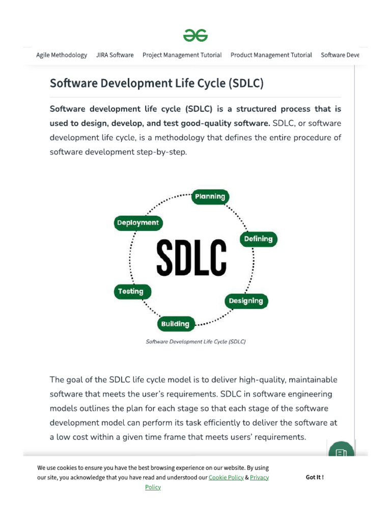 Software Development Life Cycle (SDLC) | PDF