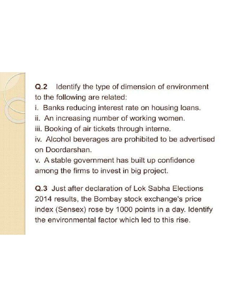 Business Environment Part 2 | PDF
