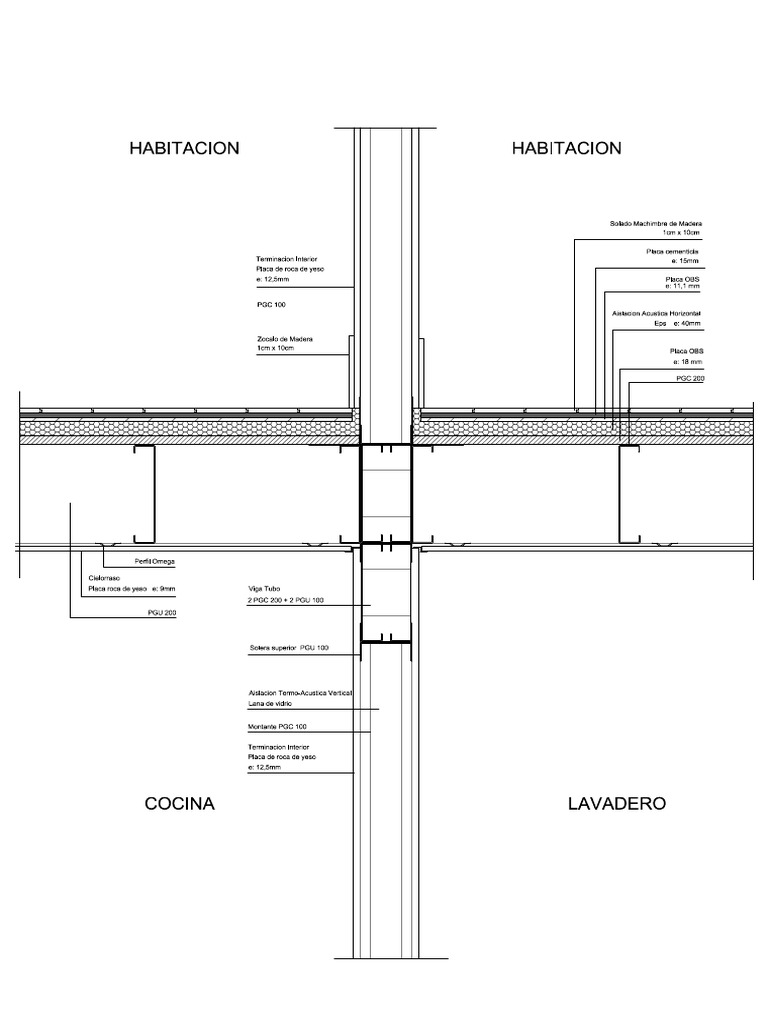 Corte de Entrepiso y Materiales | PDF