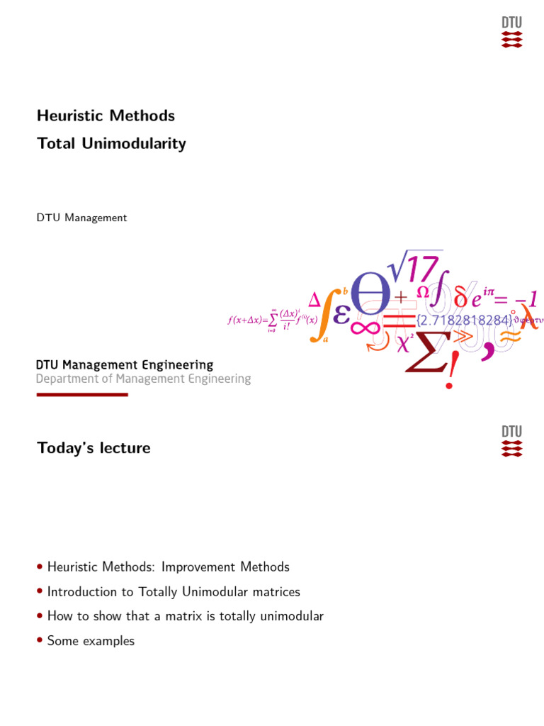 Lecture 9 Novv 2 | PDF | Mathematical Optimization | Matrix (Mathematics)