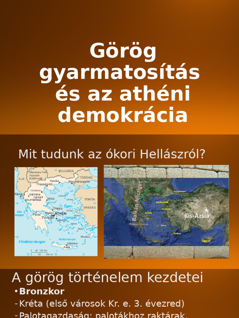 Görög Gyarmatosítás És Az Athéni Demokrácia | PDF