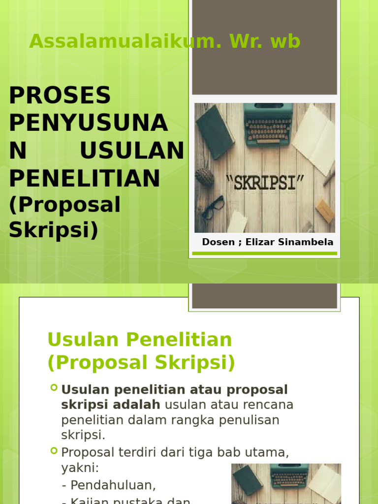 Panduan Proposal & Skripsi Mahasiswa | PDF