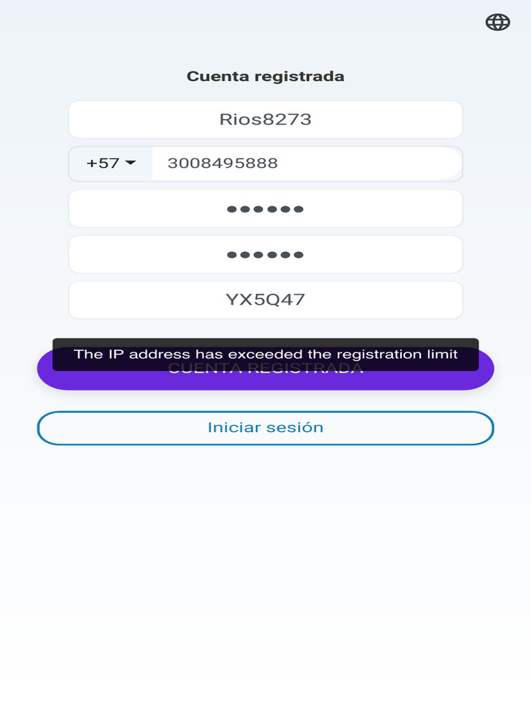 Cuenta Registrada | PDF