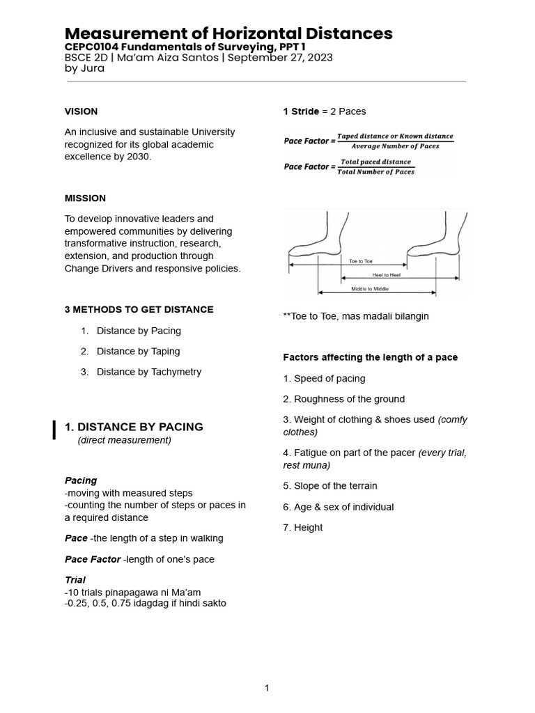 Surveyingmeasurement of Horizontal Distances 3 | PDF | Surveying ...