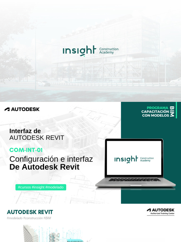 Interfaz de Autodesk Revit | PDF | Autodesk Revit | Ingeniería de software