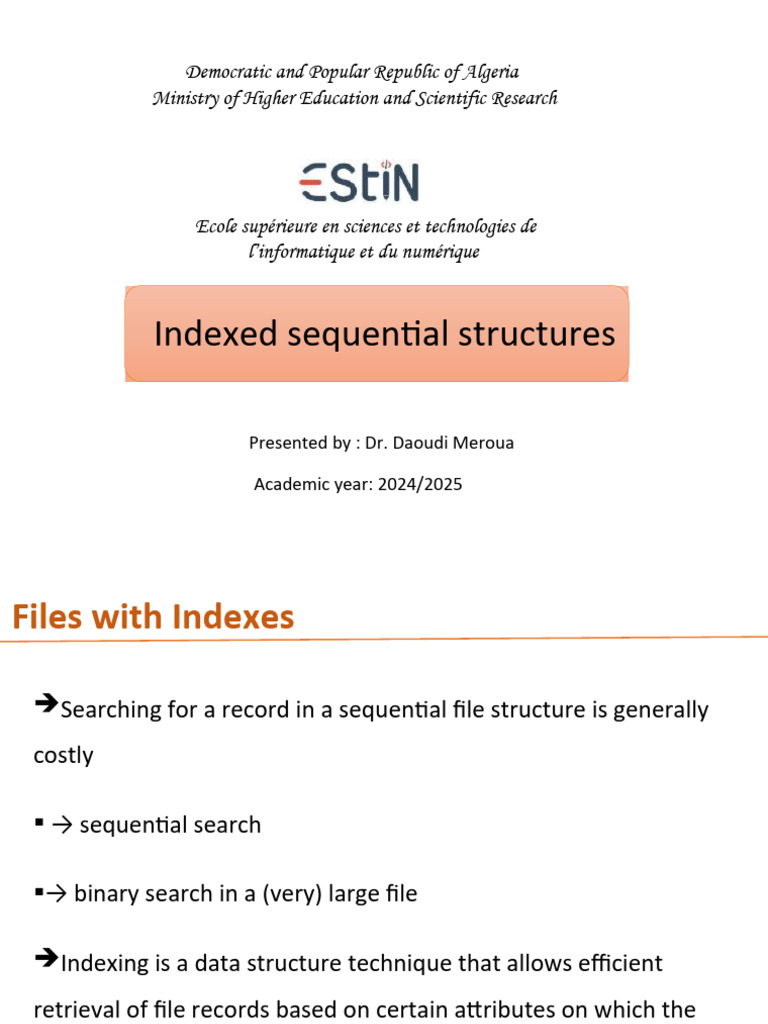 Indexed Structures | PDF | Database Index | Computing