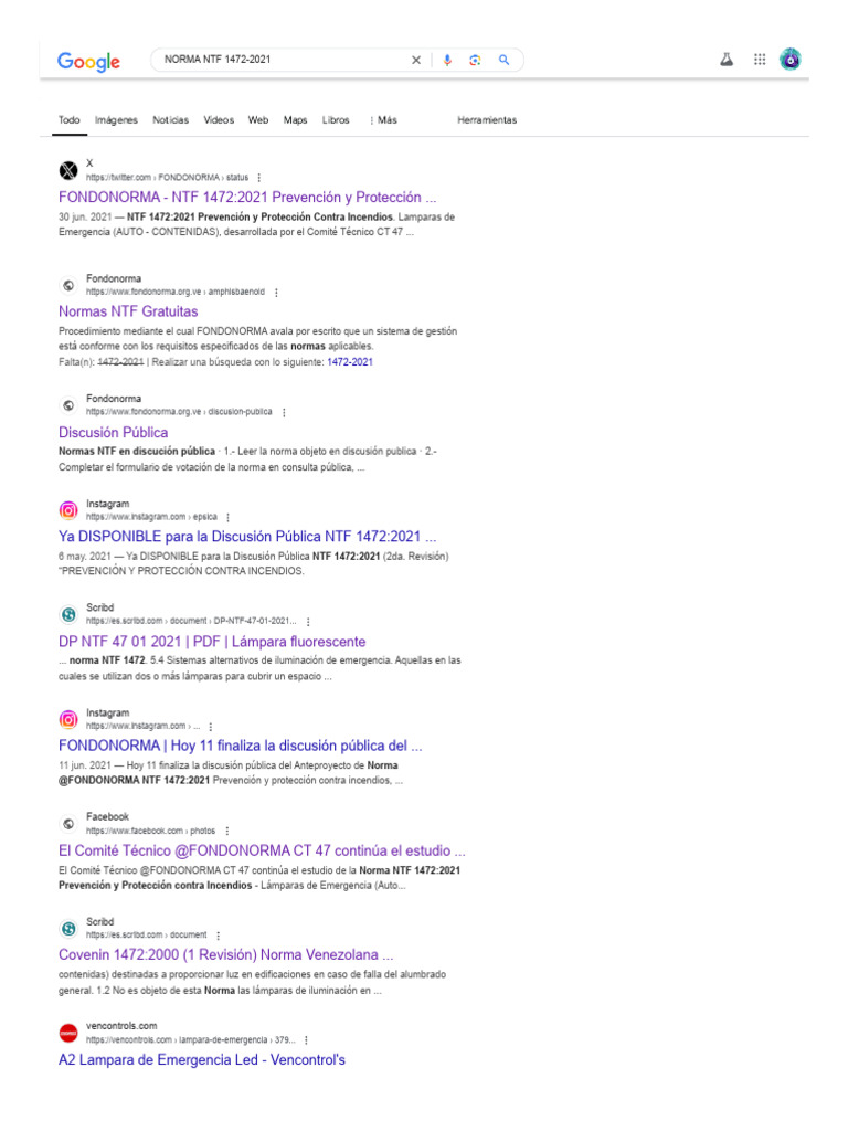 NORMA NTF 1472-2021 - Buscar Con Google | PDF | Informática | Red mundial