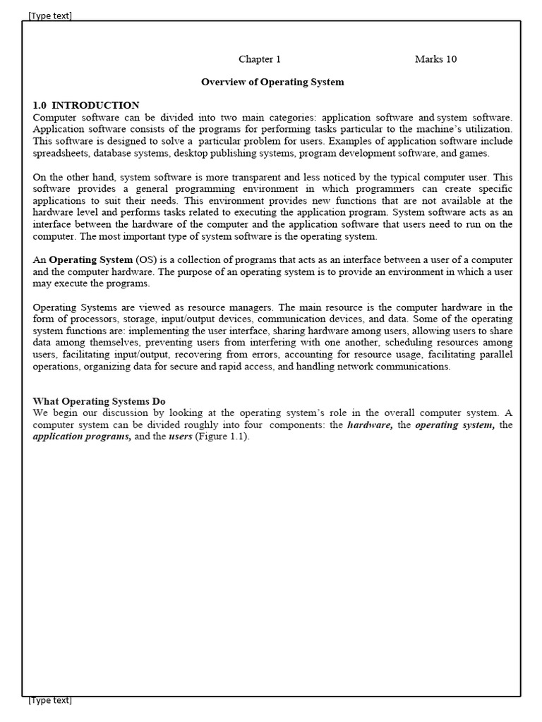 Unit I | PDF | Computer Data Storage | Operating System