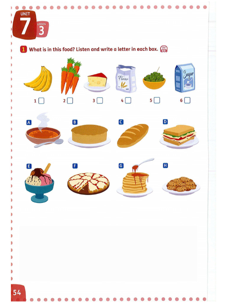 Homework - Listening p3 - What's in This Food | PDF