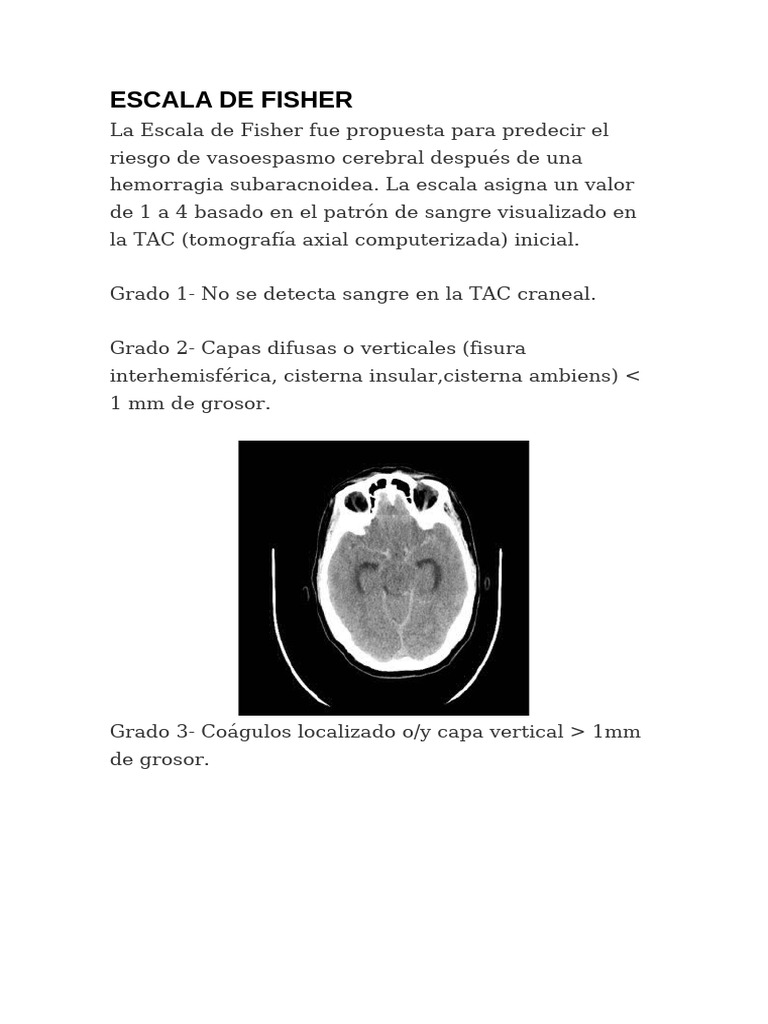 Escala de Fisher | PDF