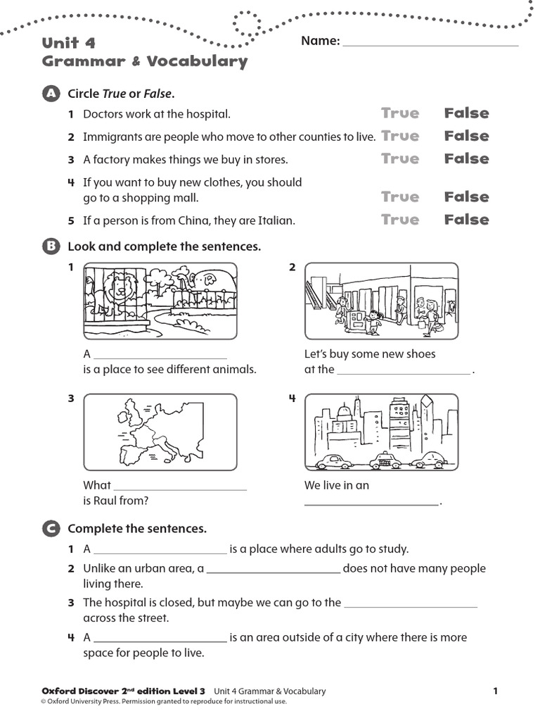 Unit 4 Grammar & Vocabulary Exercises | PDF | Human Communication ...