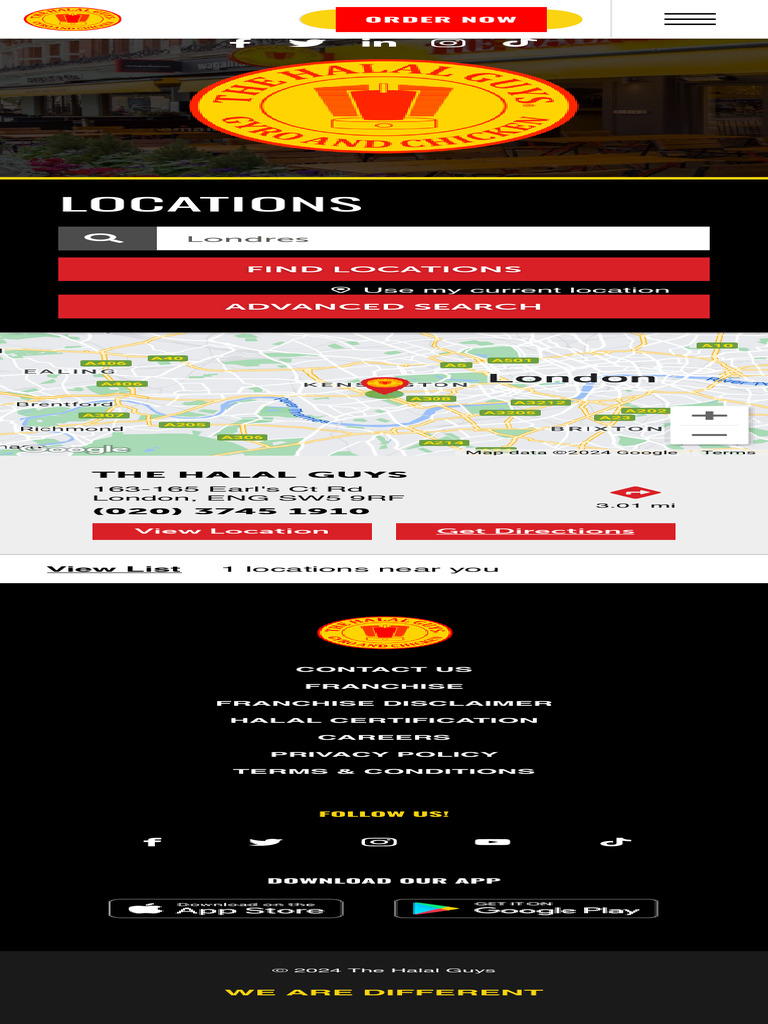 Find A Location - The Halal Guys | PDF