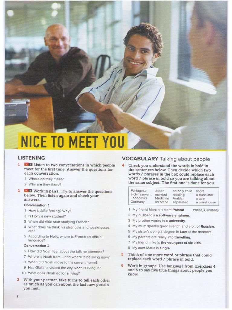 Outcomes - Intermediate - Unit 1 | PDF