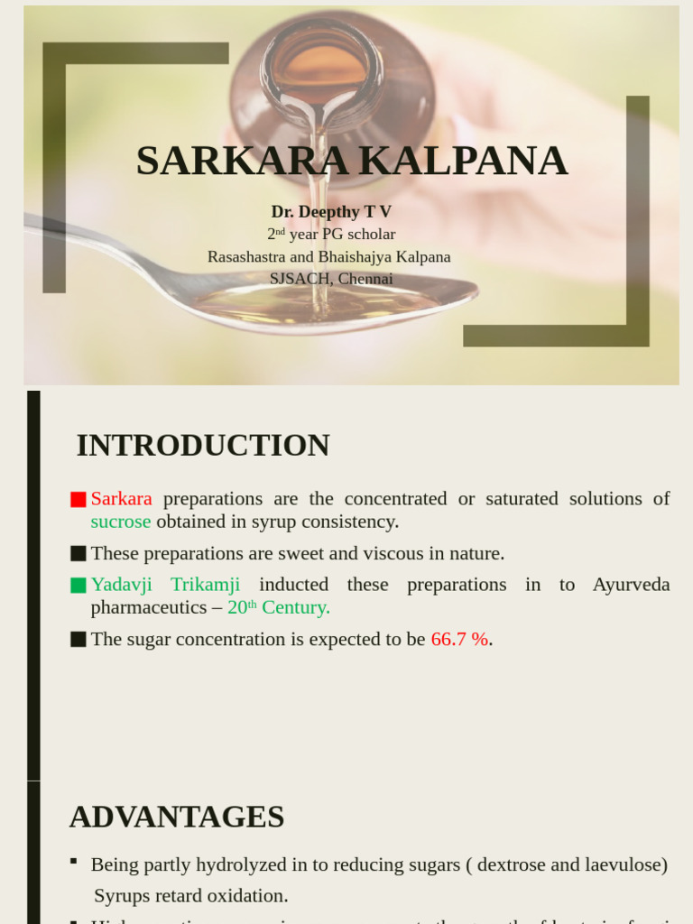 Sarkara Kalpana | PDF | Syrup | Sugar