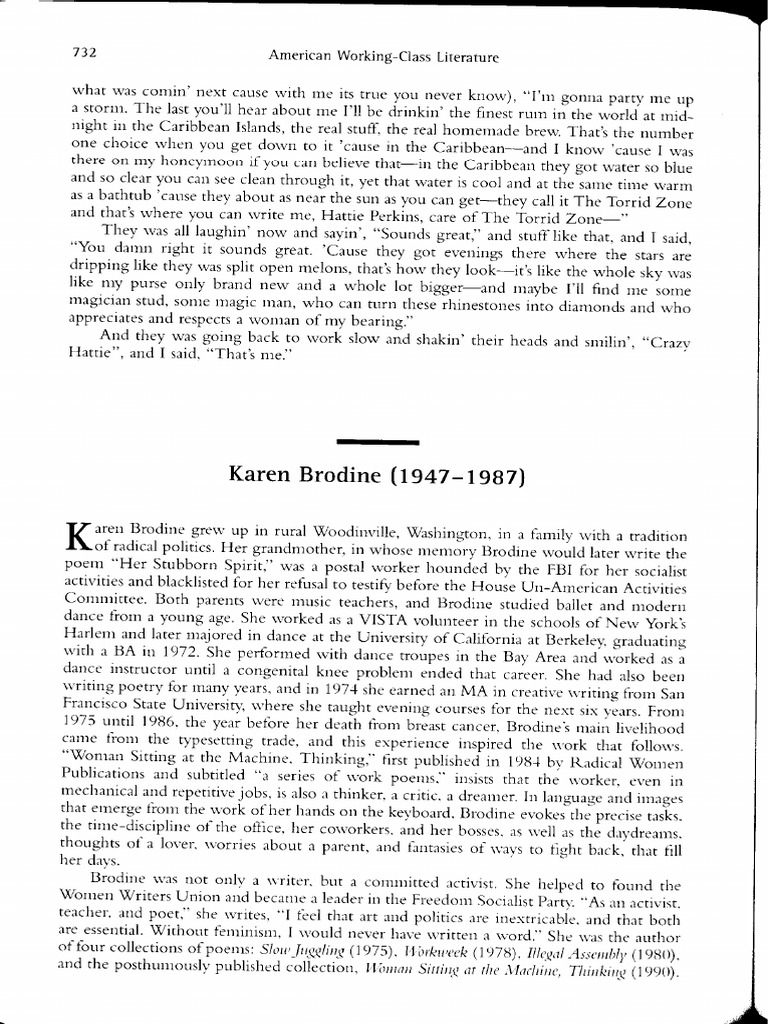 Brodine-Woman Machine | PDF