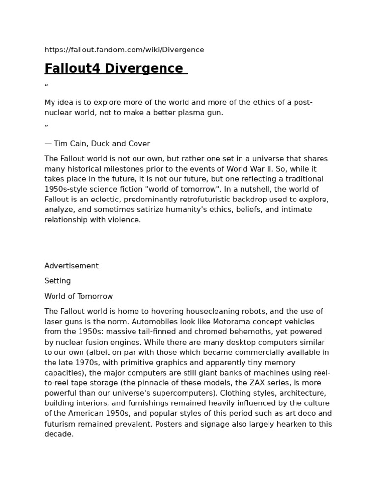 Fallout Divergence | PDF | Nuclear Weapons | Missile